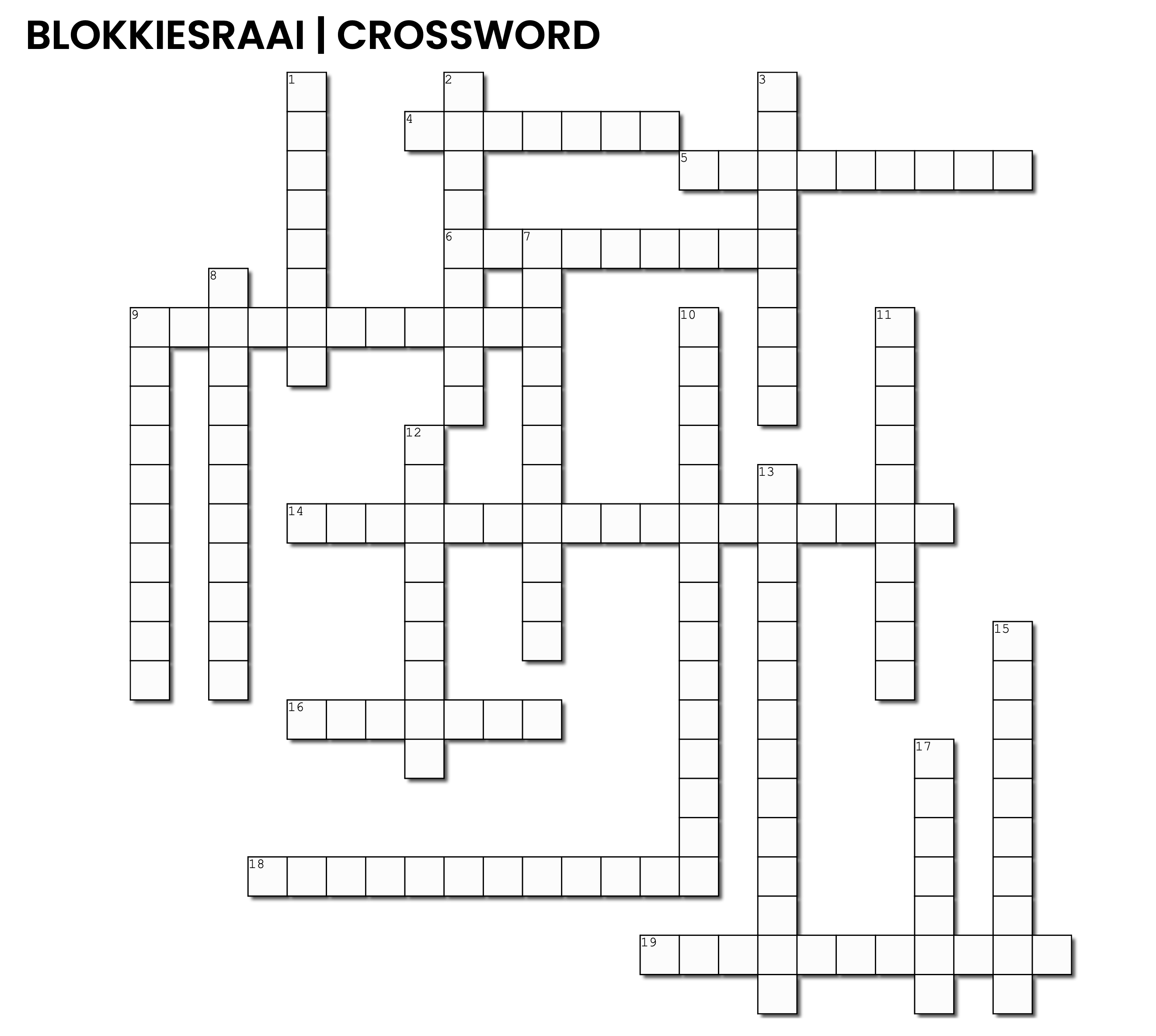 Blokkies Raai Augustus 2024 - The Post